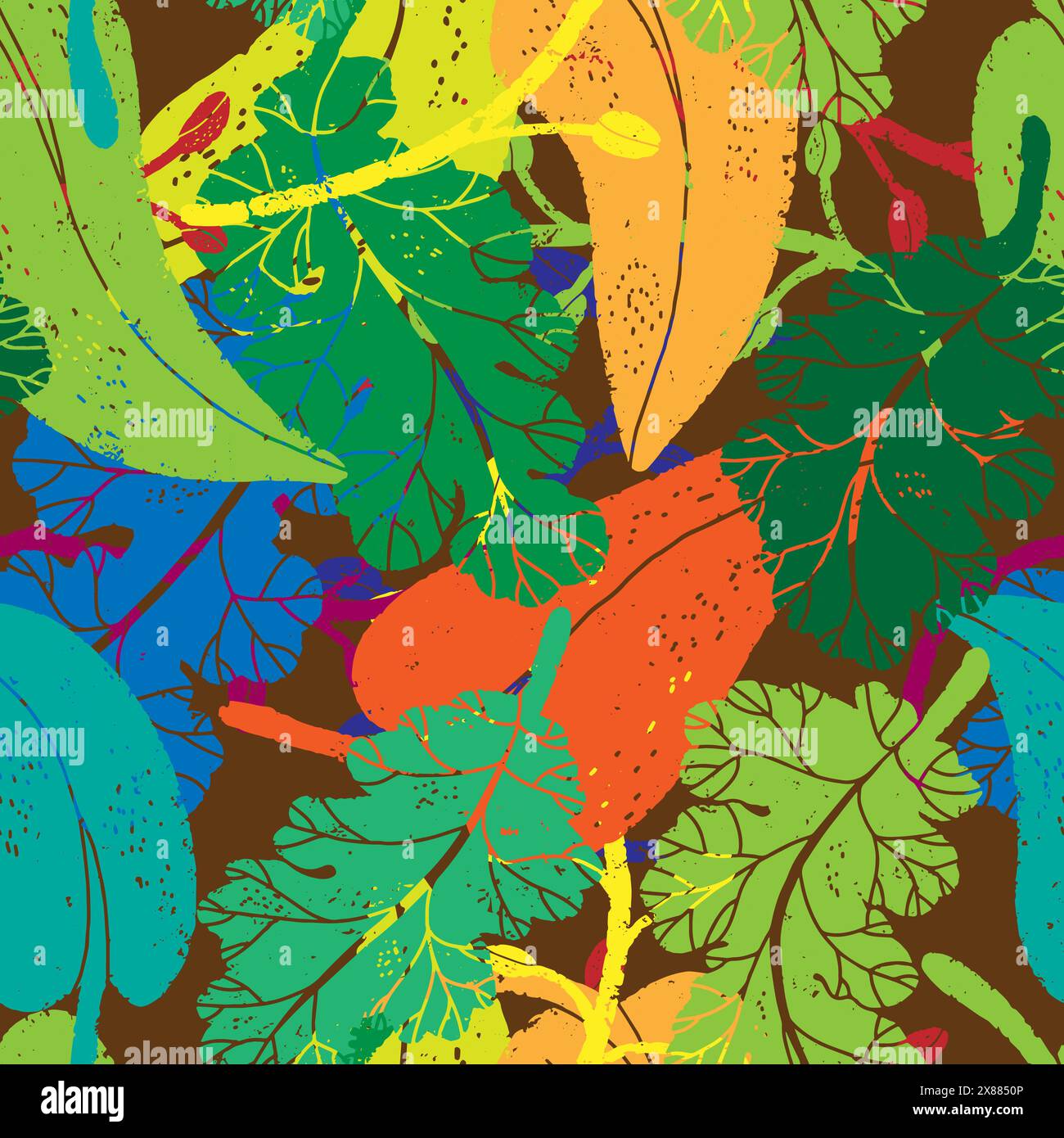 Vector seamless overlapping pattern Stock Vector Image & Art - Alamy