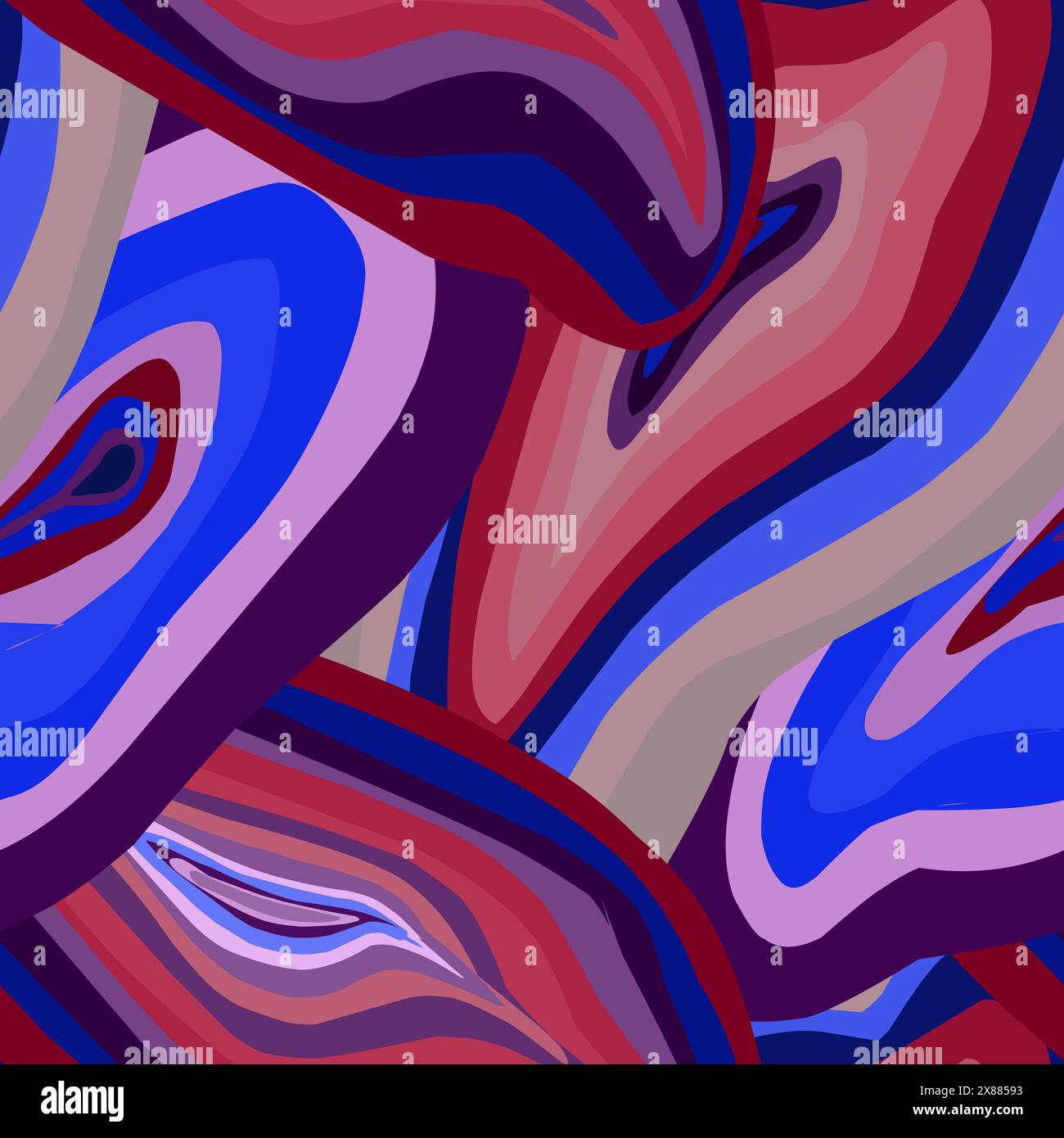 Vector seamless overlapping pattern Stock Vector Image & Art - Alamy