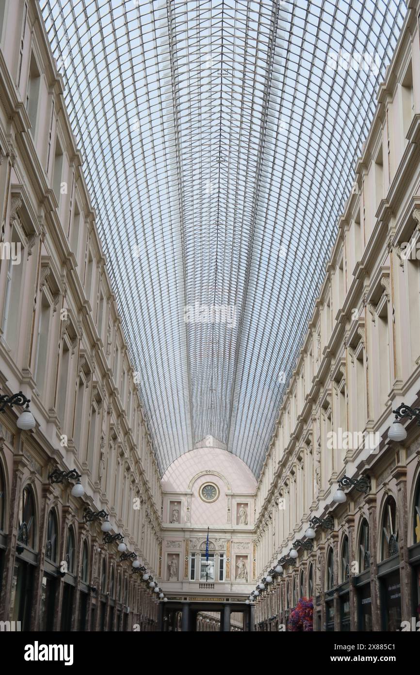 The Royal Saint-Hubert Galleries an ensemble of three glazed shopping ...