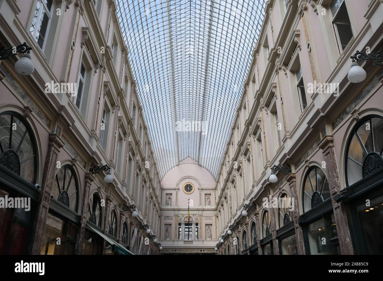The Royal Saint-Hubert Galleries an ensemble of three glazed shopping ...