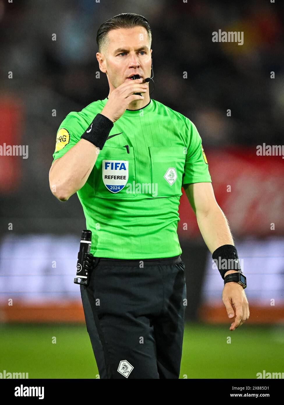 UTRECHT - Referee Danny Makkelie during the semi-final play-offs for ...