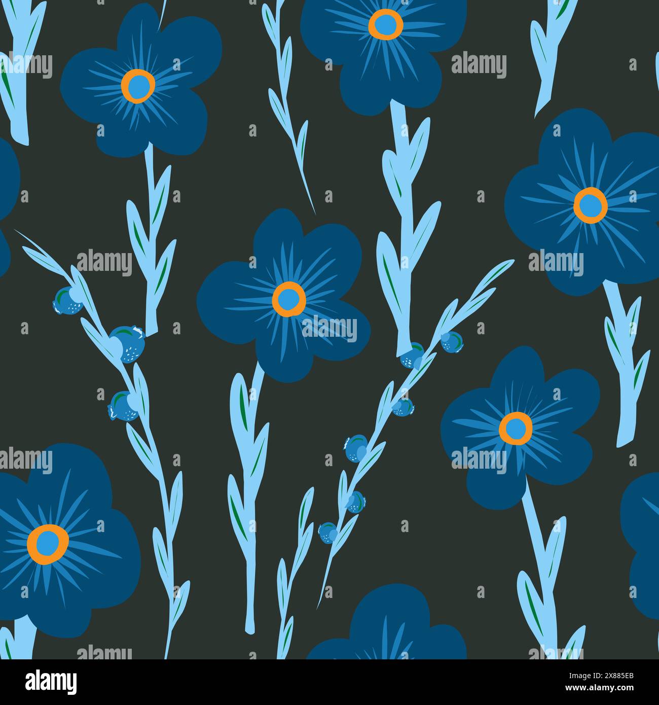 Vector seamless overlapping pattern Stock Vector Image & Art - Alamy
