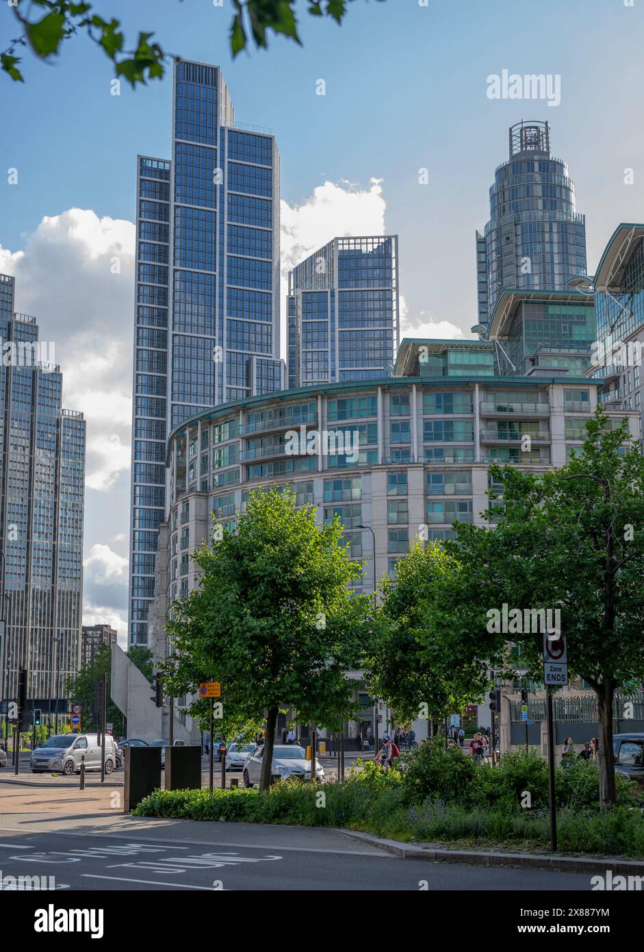 High rise architecture at Vauxhall Cross in London, UK, on 23rd May ...