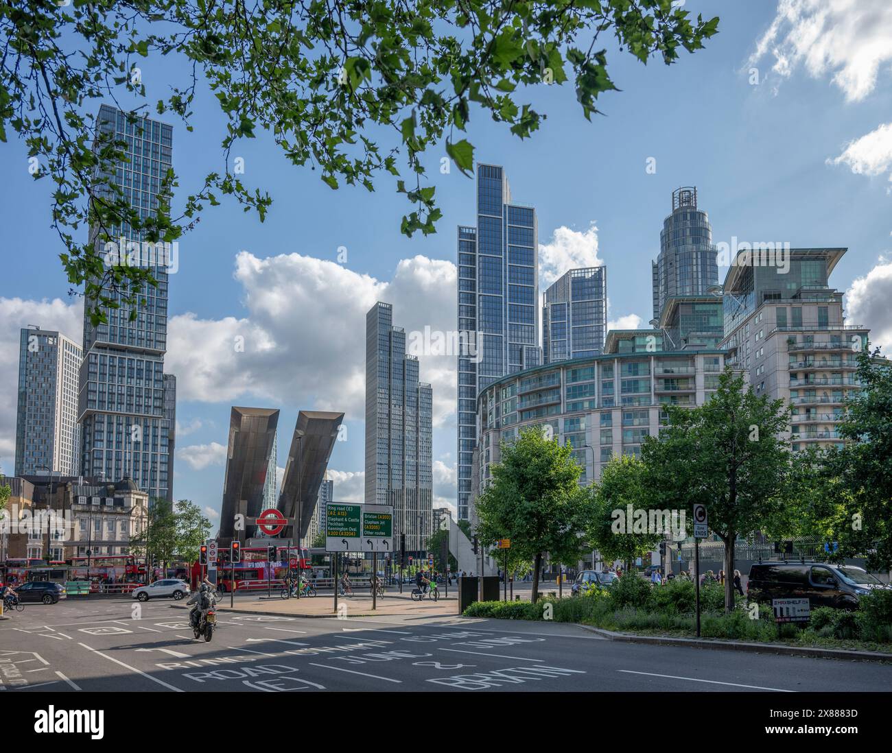 High rise architecture at Vauxhall Cross in London, UK, on 23rd May ...