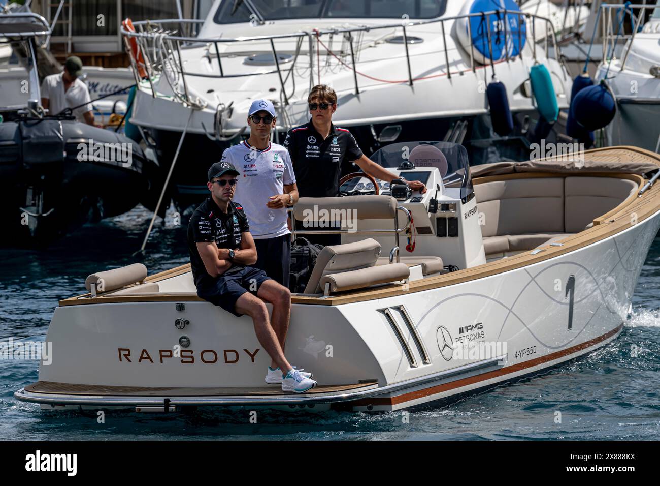 Monte Carlo, Monaco, May 23, George Russell, from the United Kingdom ...
