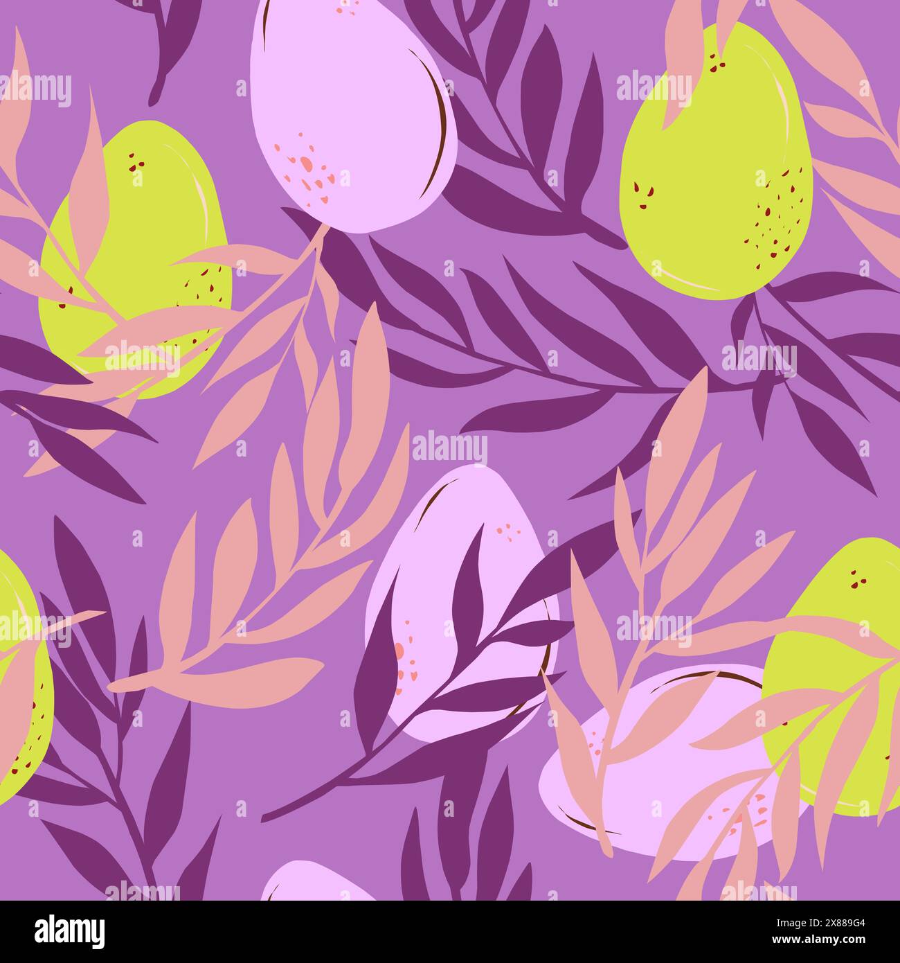 Vector seamless overlapping pattern Stock Vector Image & Art - Alamy