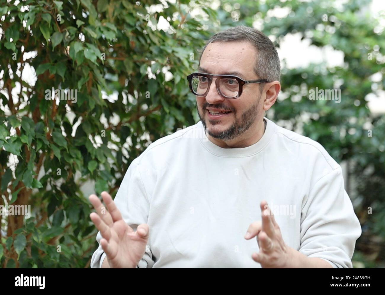 Turin, Italy. 23rd May, 2024. Davide Quadrio, curator of the Asian Art ...
