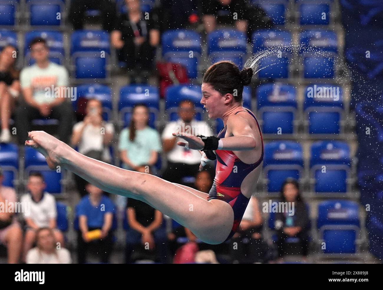 Andrea Spendolini Sirieix in the Women's Platform preliminary on day ...