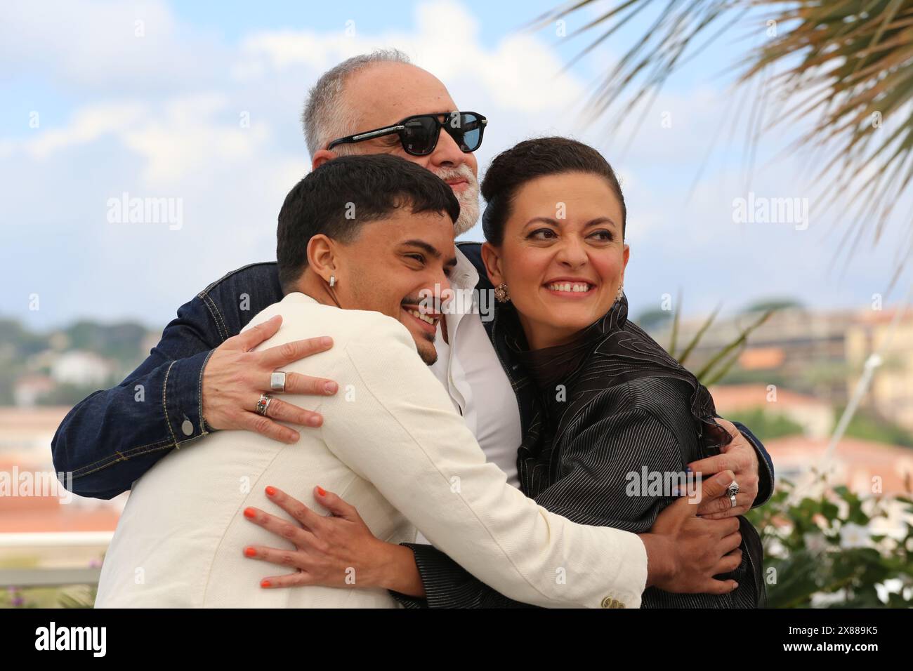 Cannes, France. 23rd May, 2024. Iago Xavier, Director Karim Aïnouz ...