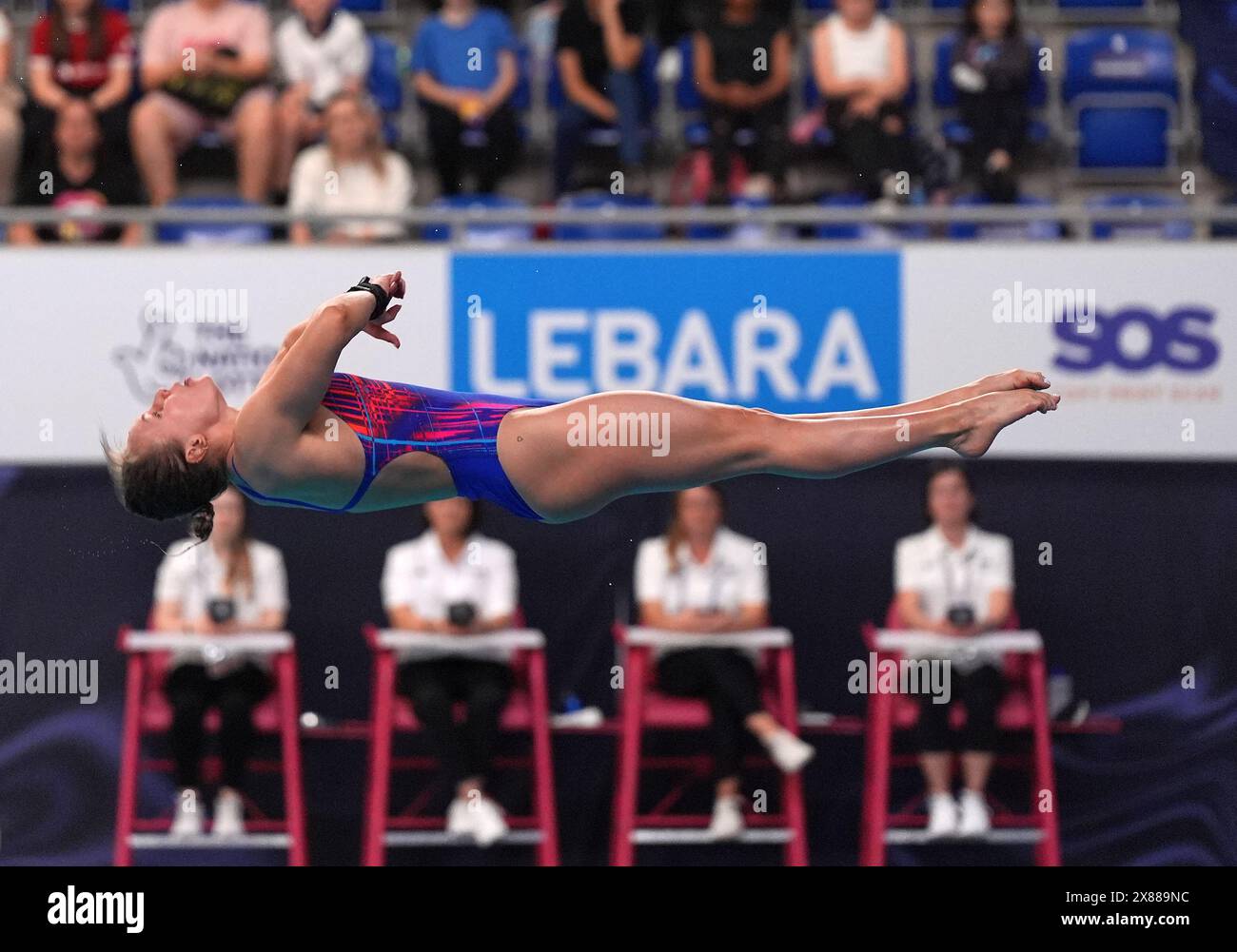 Robyn Birch in the Women's Platform preliminary on day one of the 2024 ...