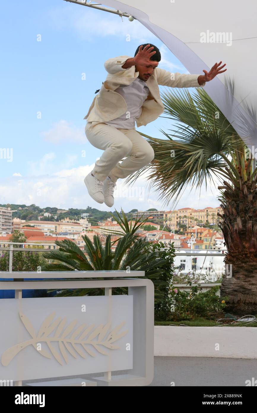 Cannes, France. 23rd May, 2024. Iago Xavier at the Motel Destino film ...