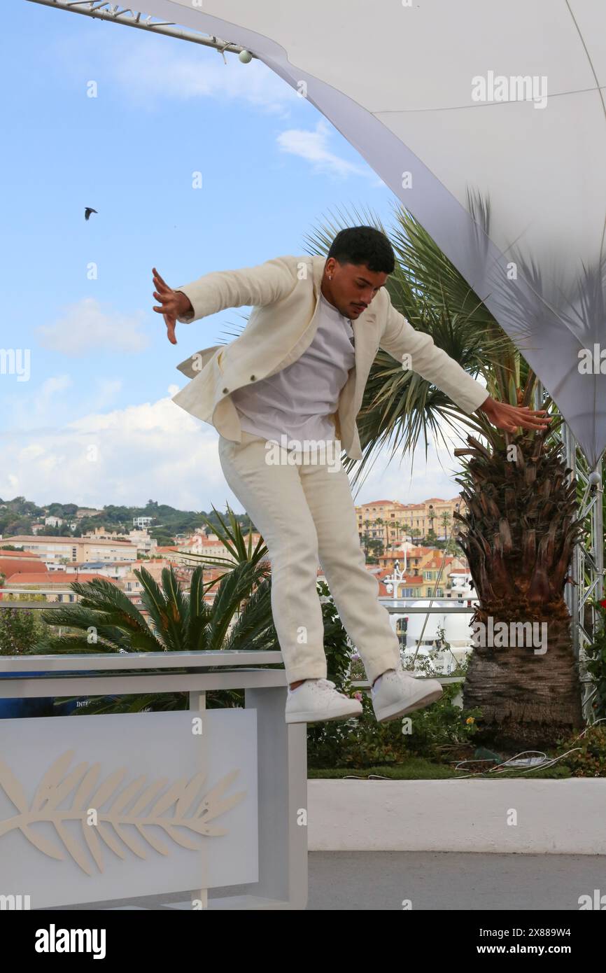 Cannes, France. 23rd May, 2024. Iago Xavier at the Motel Destino film ...