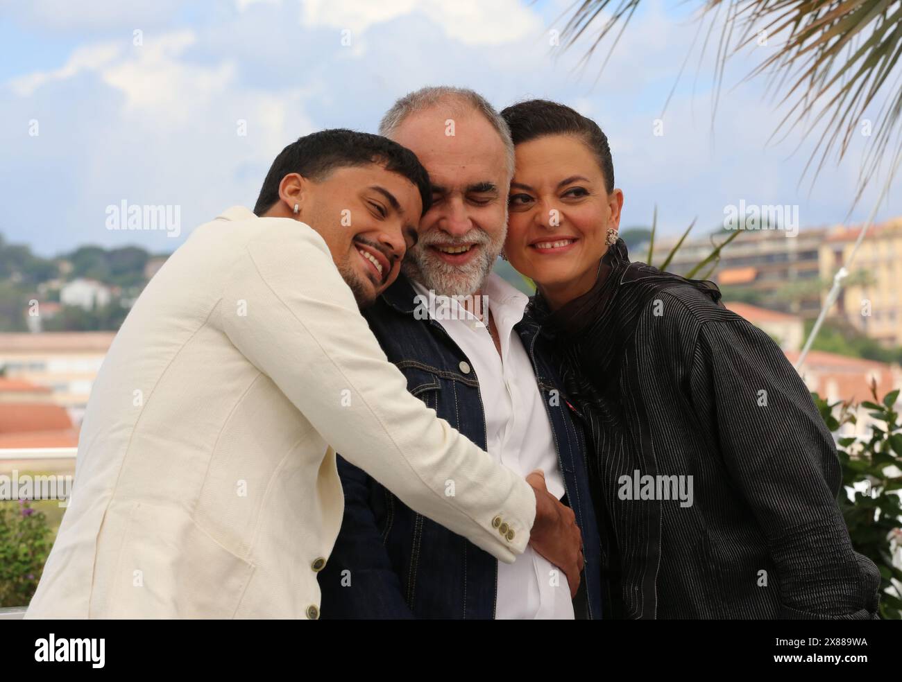 Cannes, France. 23rd May, 2024. Iago Xavier, Director Karim Aïnouz ...