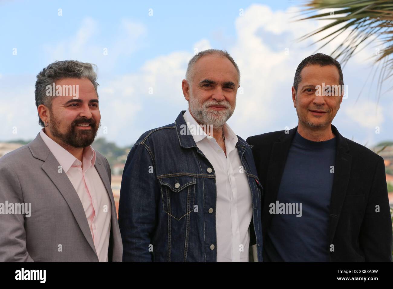 Cannes, France. 23rd May, 2024. Wislan Esmeraldo, Director Karim Aïnouz ...