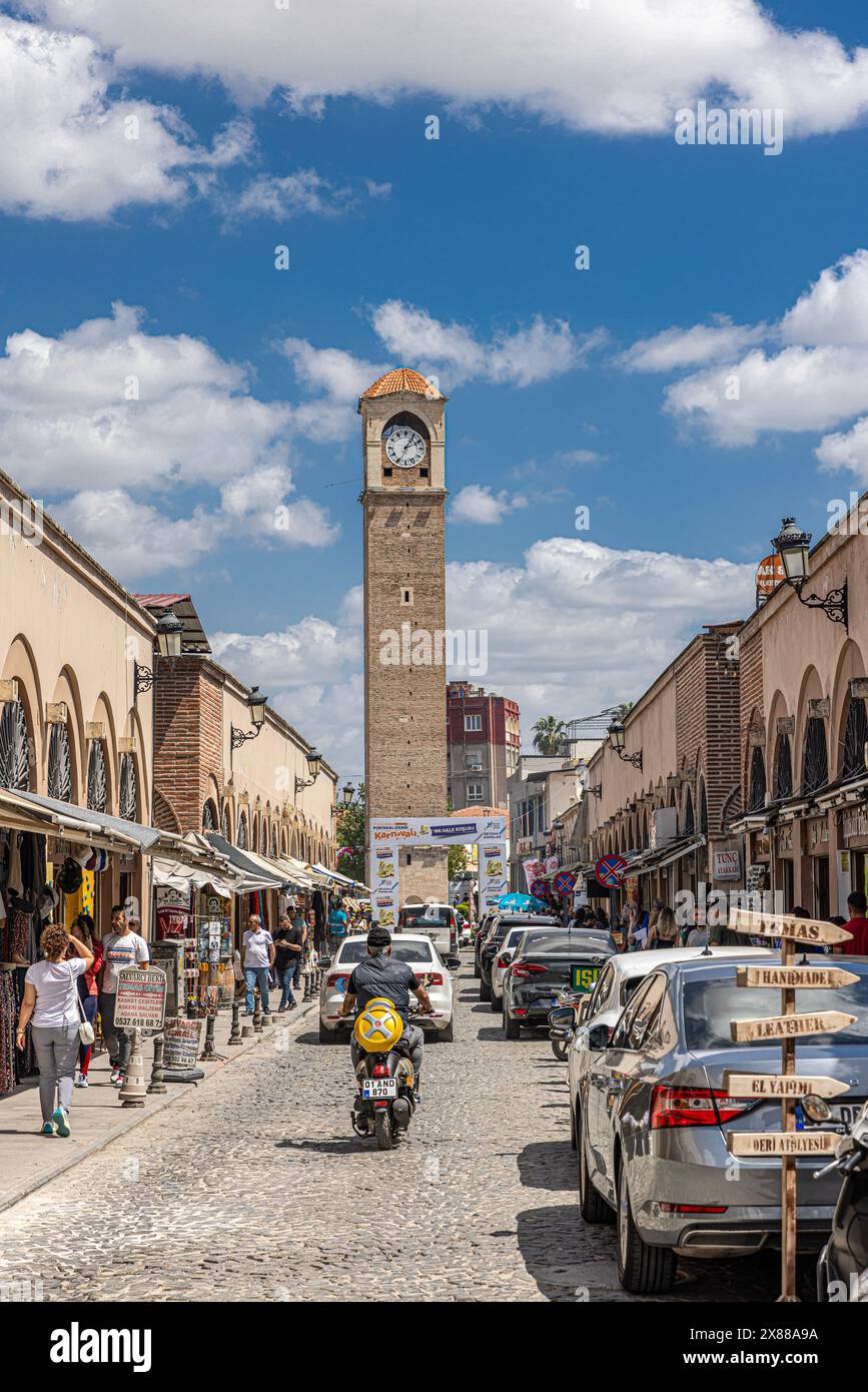 Turkey,Adana,2024 April 20 ; Buyuksaat. Adana Grand Clock Tower is ...
