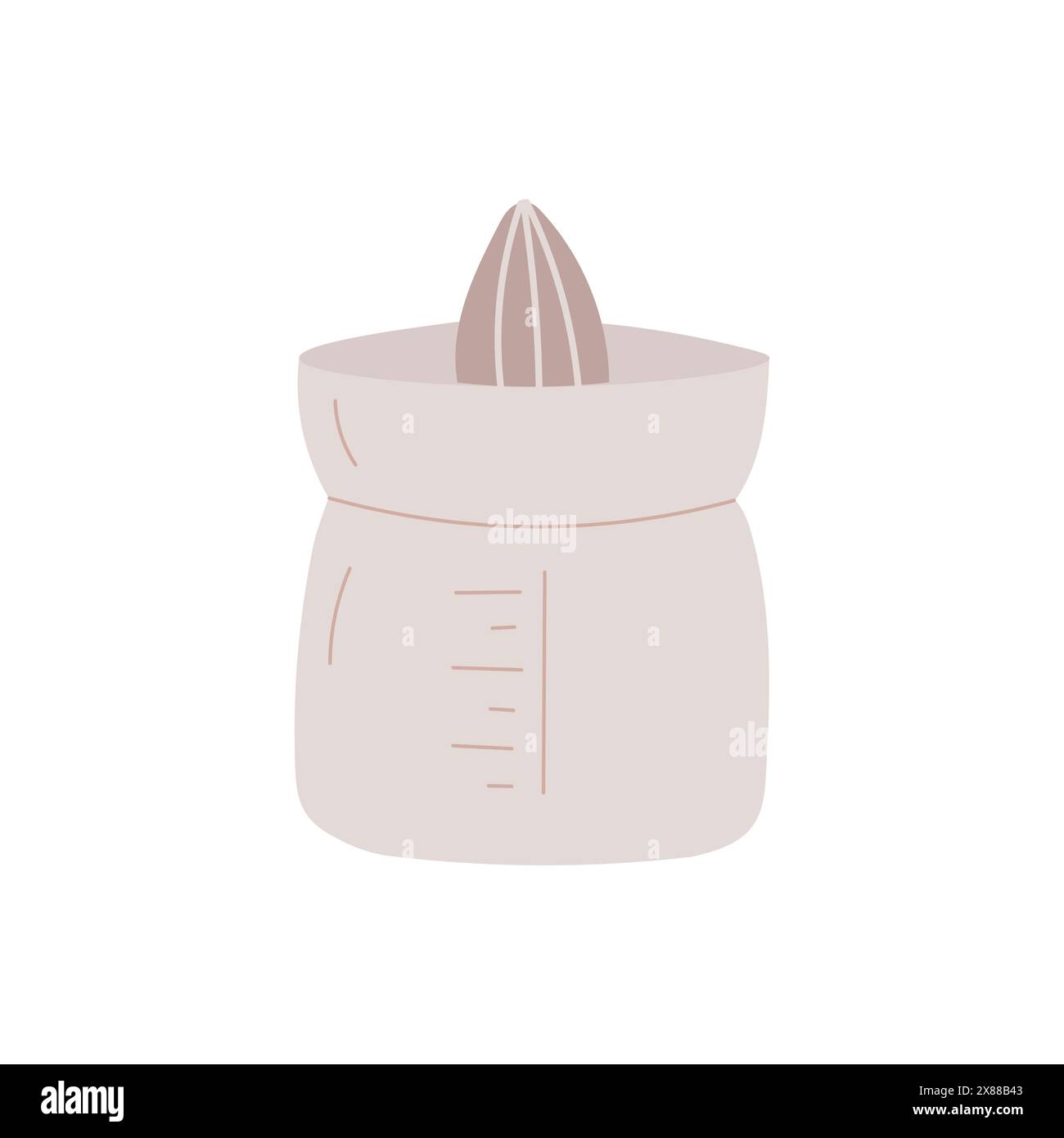 Vector illustration of a hand juicer on a white background Stock Vector ...