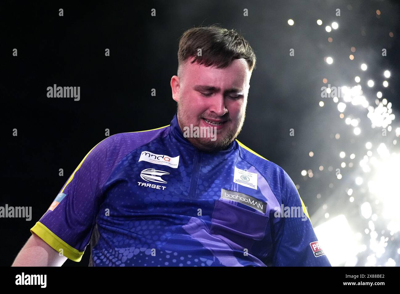 Luke Littler celebrates victory in the final against Luke Humphries ...