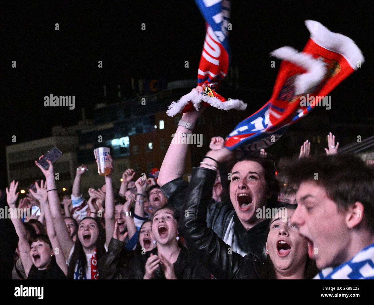Prague, Czech Republic. 23rd May, 2024. Czech Republic vs USA quarter ...