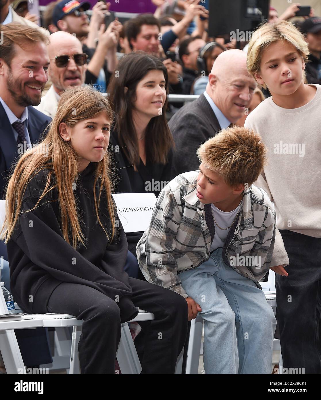 Hollywood, USA. 23rd May, 2024. India Rose Hemsworth, Tristan Hemsworth ...