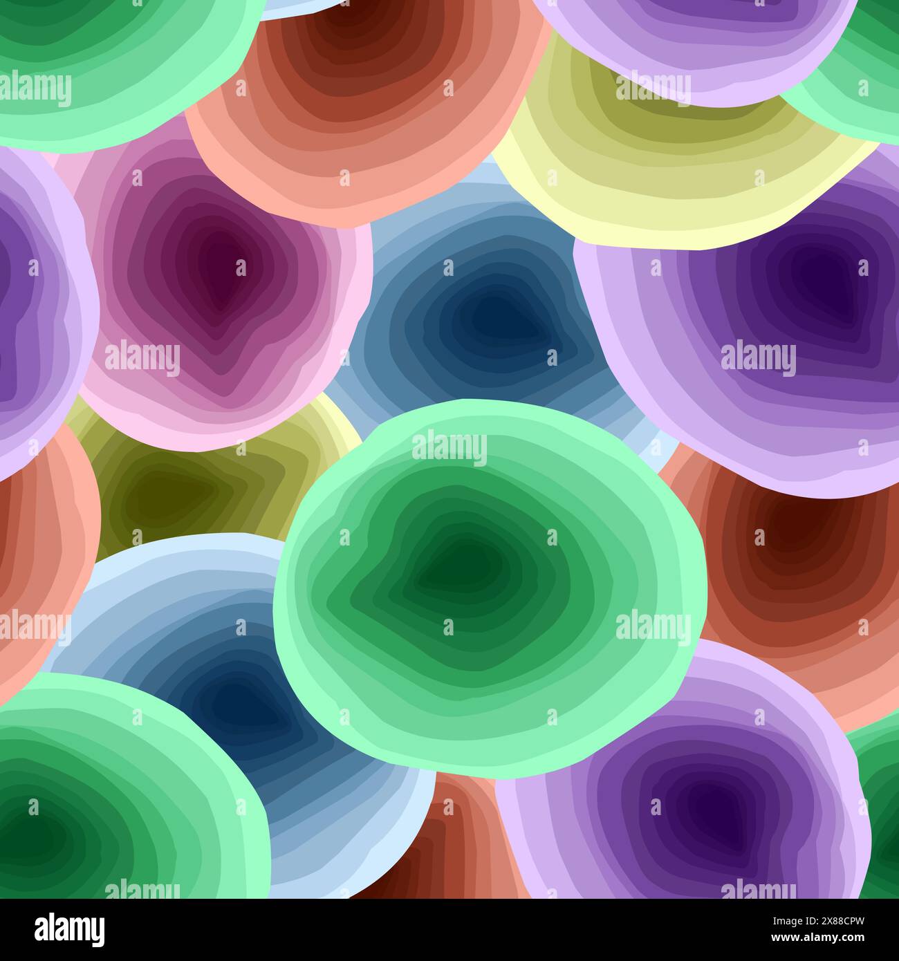 Vector seamless overlapping pattern Stock Vector Image & Art - Alamy