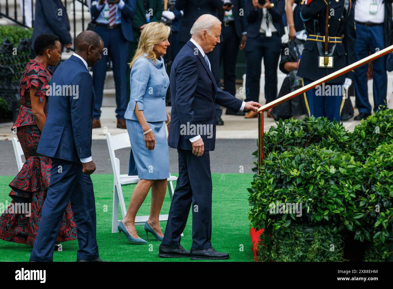 United States President Joe Biden, first lady Dr. Jill Biden, Kenyan ...