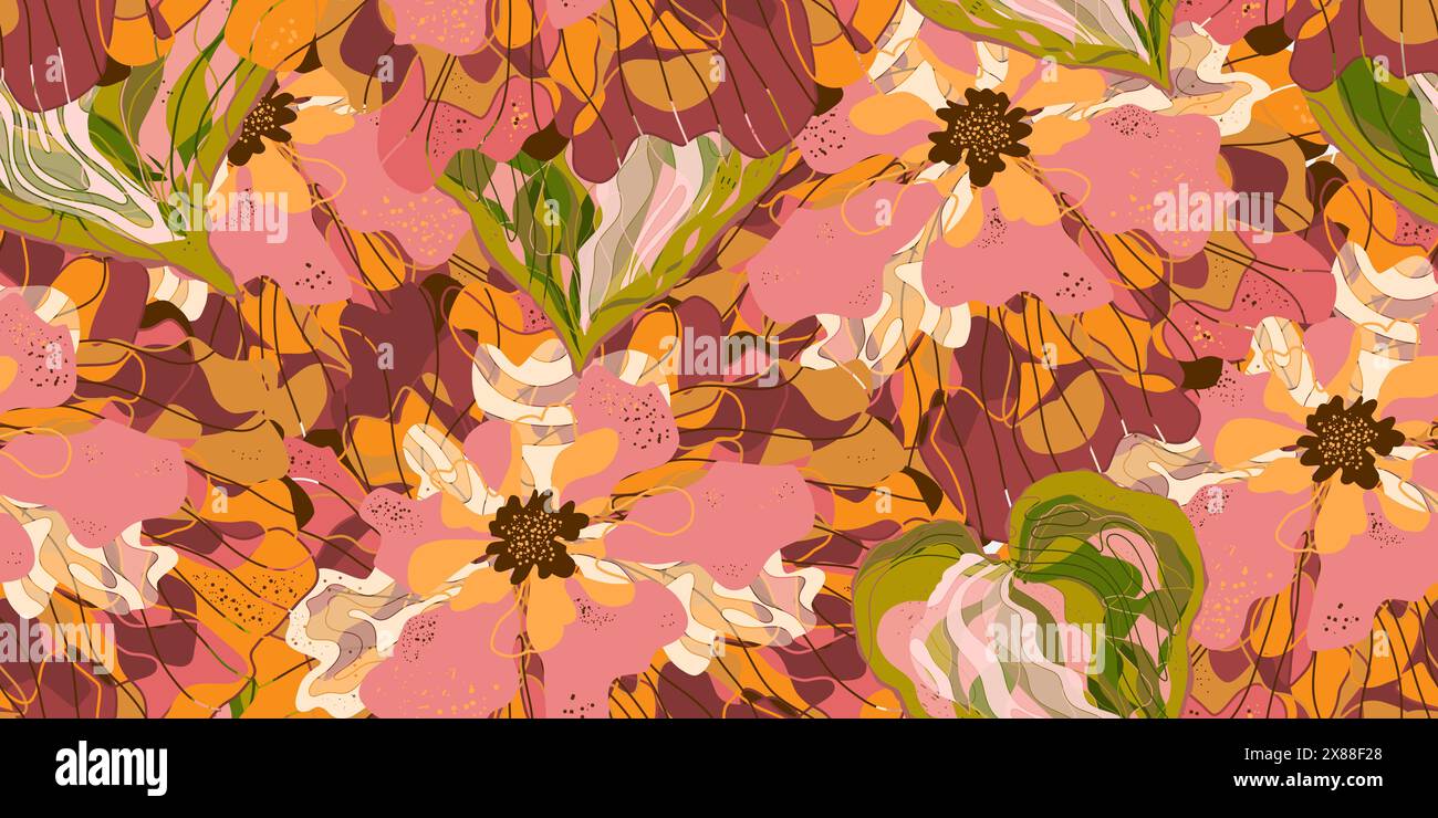 Vector seamless overlapping pattern Stock Vector Image & Art - Alamy