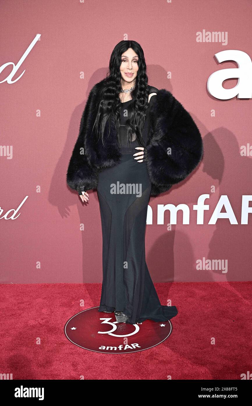Cher attends the amfAR Cannes Gala 30th edition Presented by Chopard ...