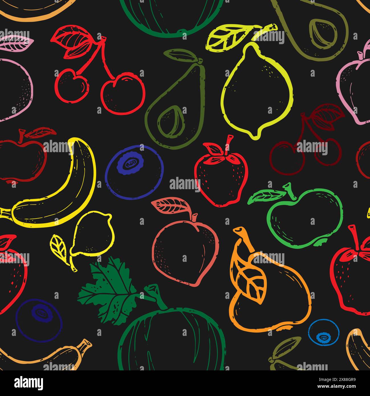 Vector seamless overlapping pattern Stock Vector Image & Art - Alamy