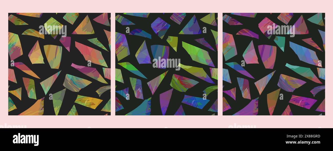 Vector seamless overlapping pattern Stock Vector Image & Art - Alamy