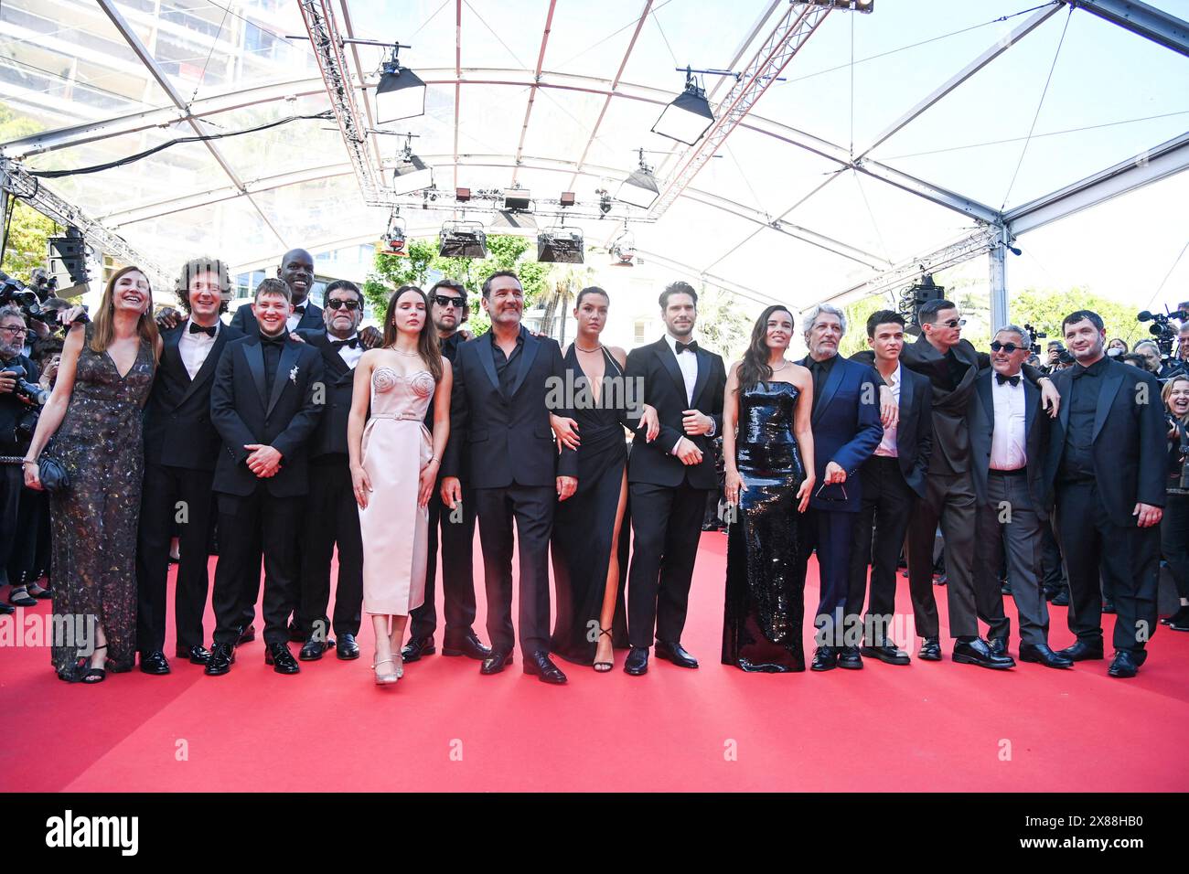 Cannes, France. 23rd May, 2024. Ahmed Hamidi, Alain Chabat, Anthony ...