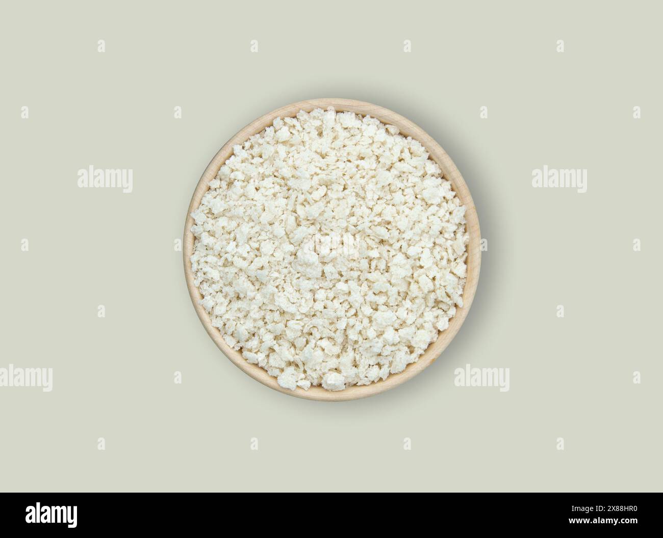 japanese bread crumbs in a bowl on a white background Stock Photo - Alamy