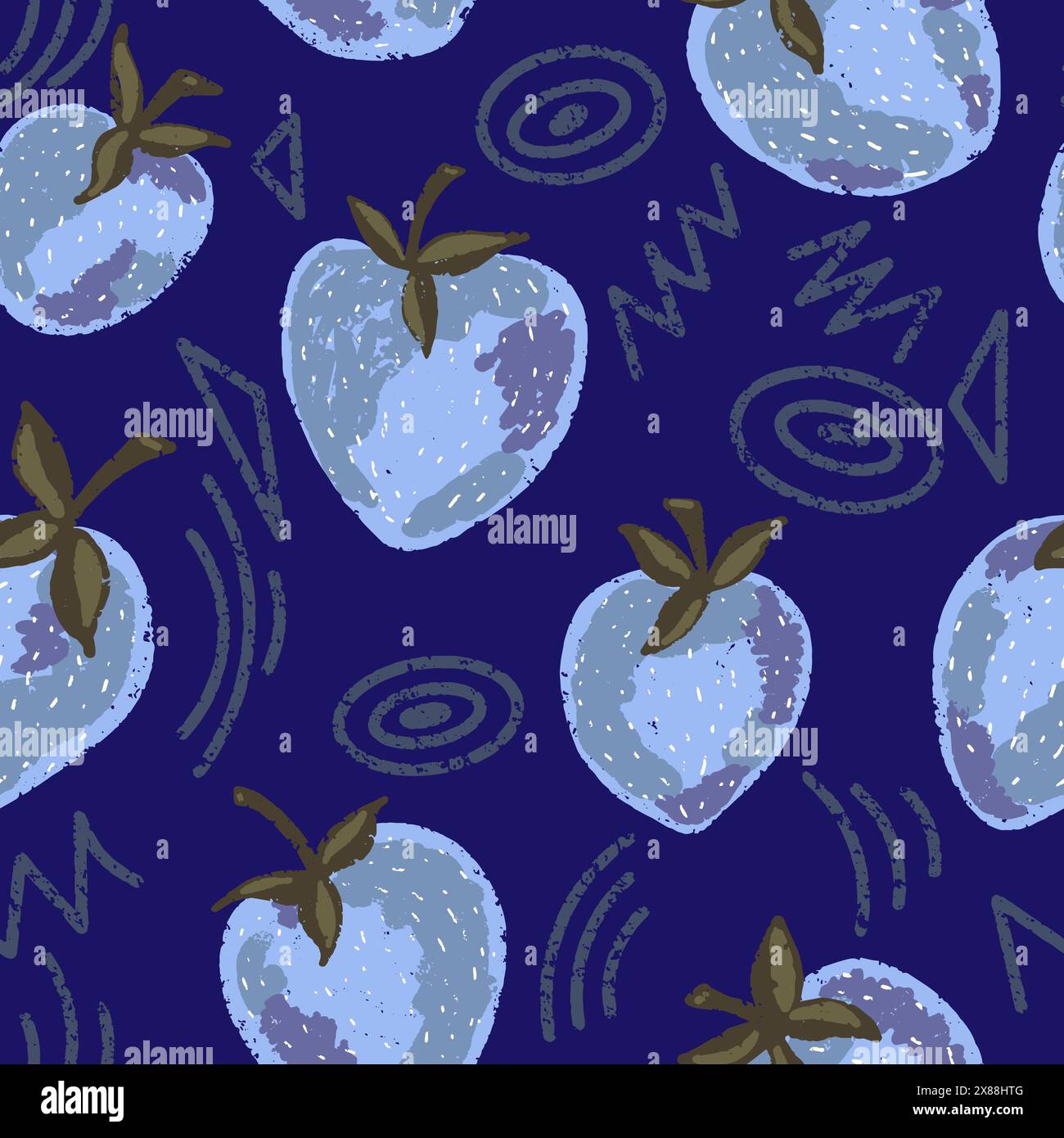 Vector seamless overlapping pattern Stock Vector Image & Art - Alamy