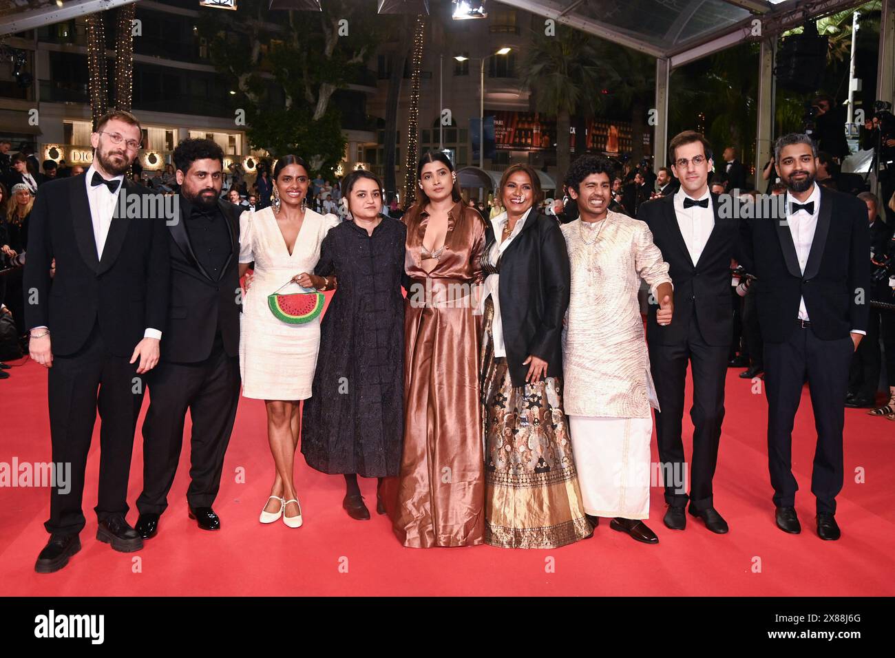 Cannes, France. 23rd May, 2024. Kani Kusruti, Divya Prabha, Ranabir Das ...