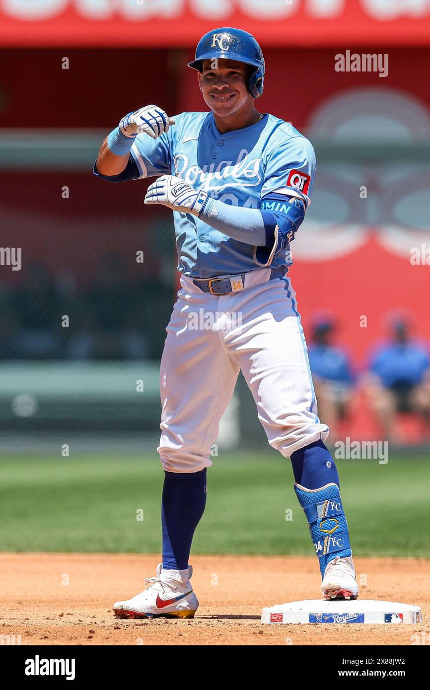 Kansas City, MO, USA. 22nd May, 2024. Kansas City Royals catcher Freddy ...