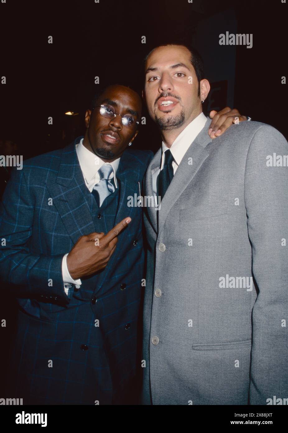 Sean "Puffy" Combs and Guy Oseary attend the after-party for the 2001 ...