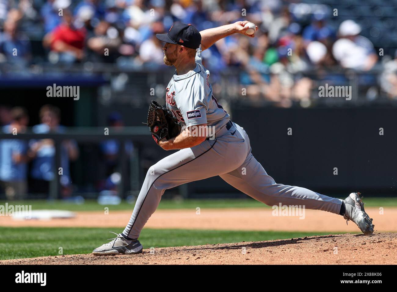 Kansas City, MO, USA. 22nd May, 2024. Detroit Tigers pitcher Will Vest ...