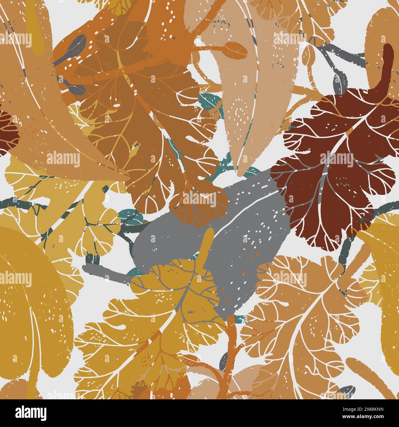 Vector seamless overlapping pattern Stock Vector Image & Art - Alamy