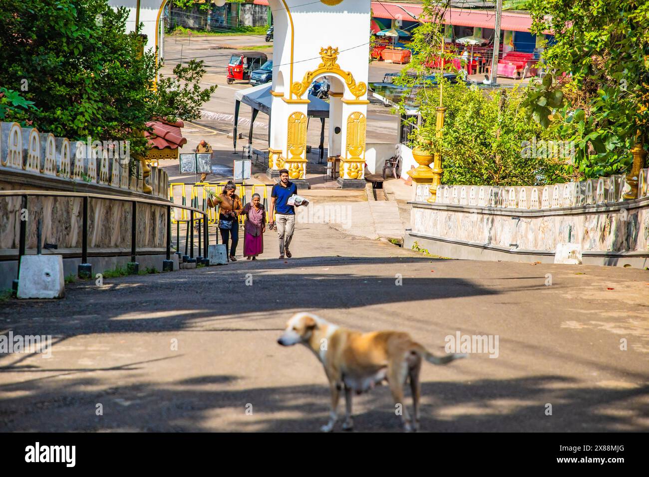 Aluthgama, Sri Lanka 07. 02. 2023 Statue in Kande Viharaya Temple in ...