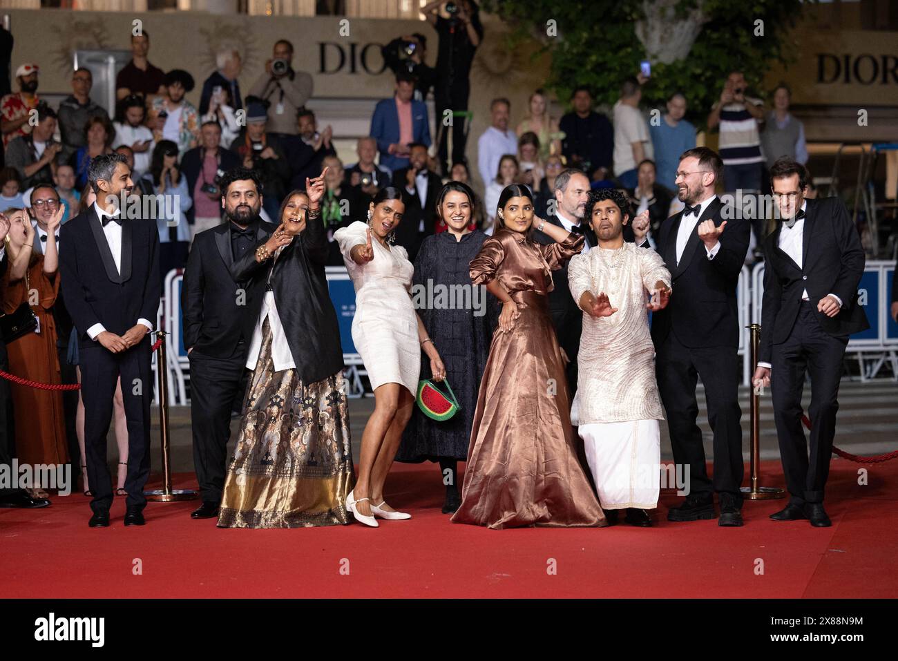 Cannes, France. 23rd May, 2024. Ranabir Das, Julien Graff, Hridhu ...