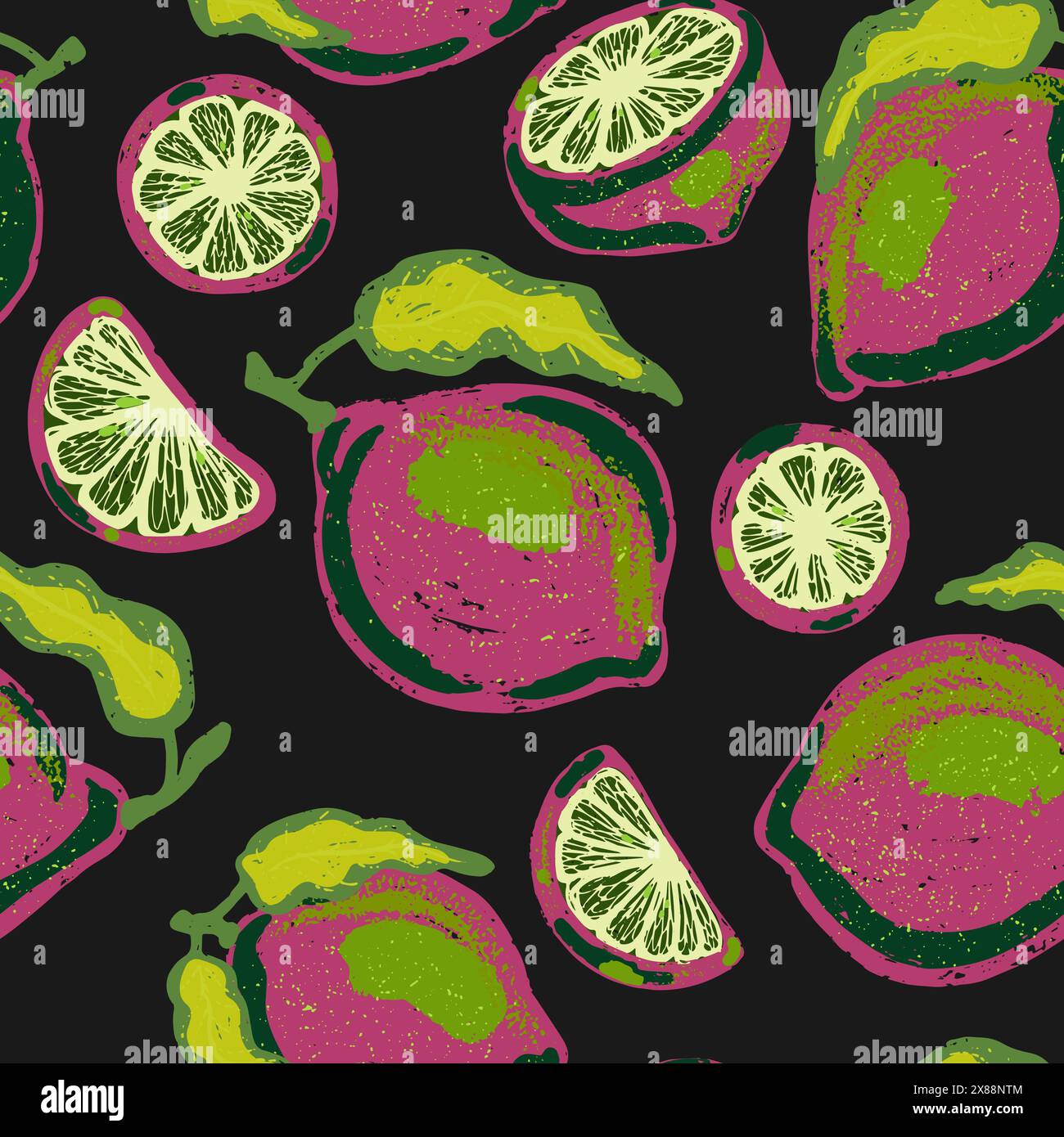 Vector seamless overlapping pattern Stock Vector Image & Art - Alamy
