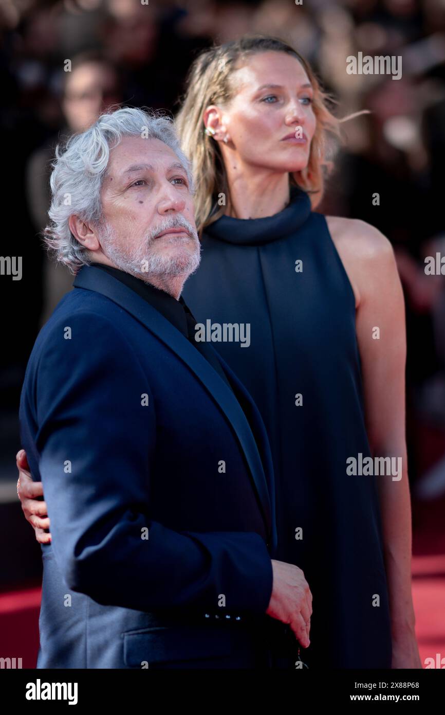 Cannes, France. 23th May, 2024. Alain Chabat and Tiara Comte attends L ...