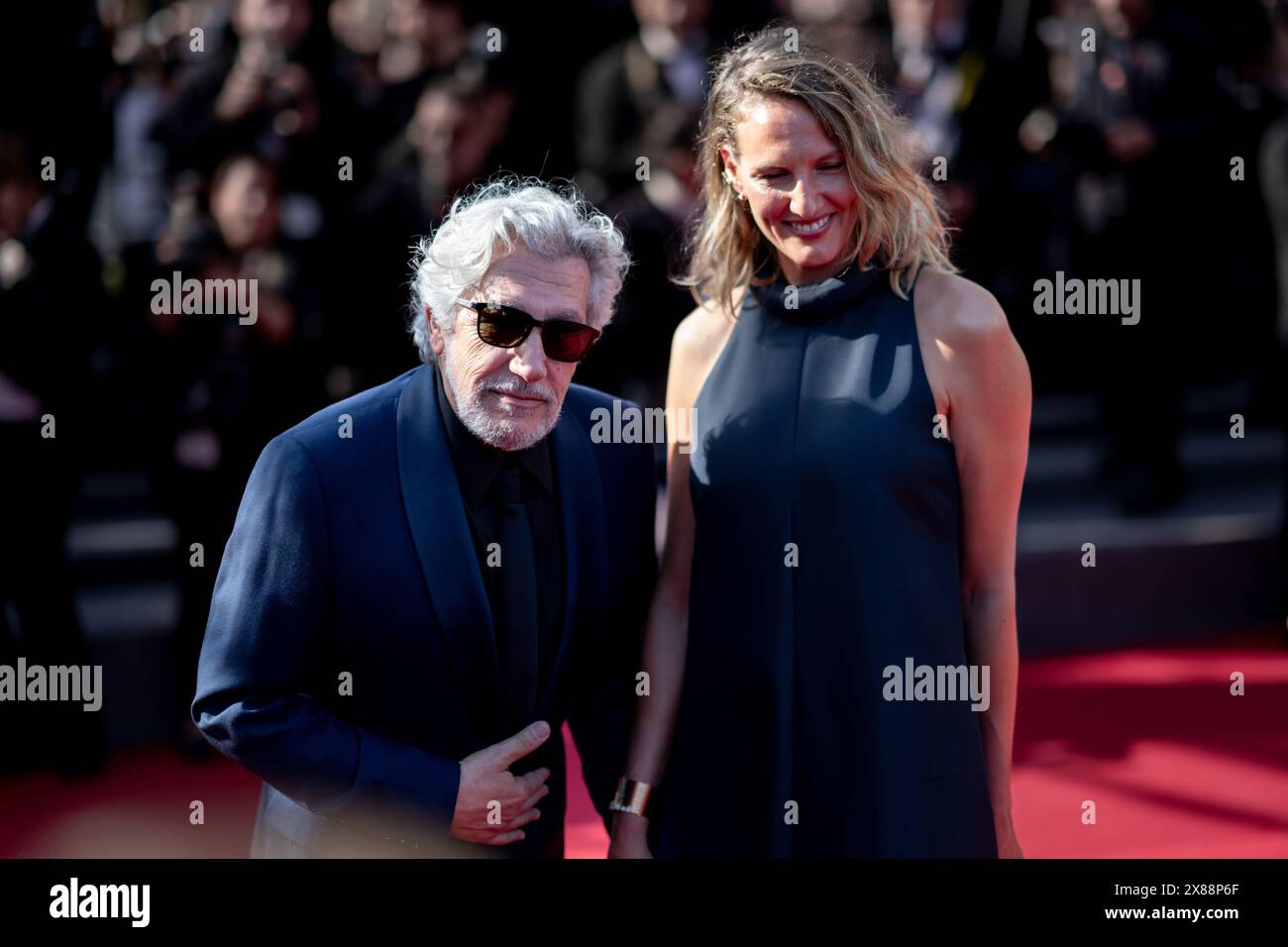 Cannes, France. 23th May, 2024. Alain Chabat and Tiara Comte attends L ...