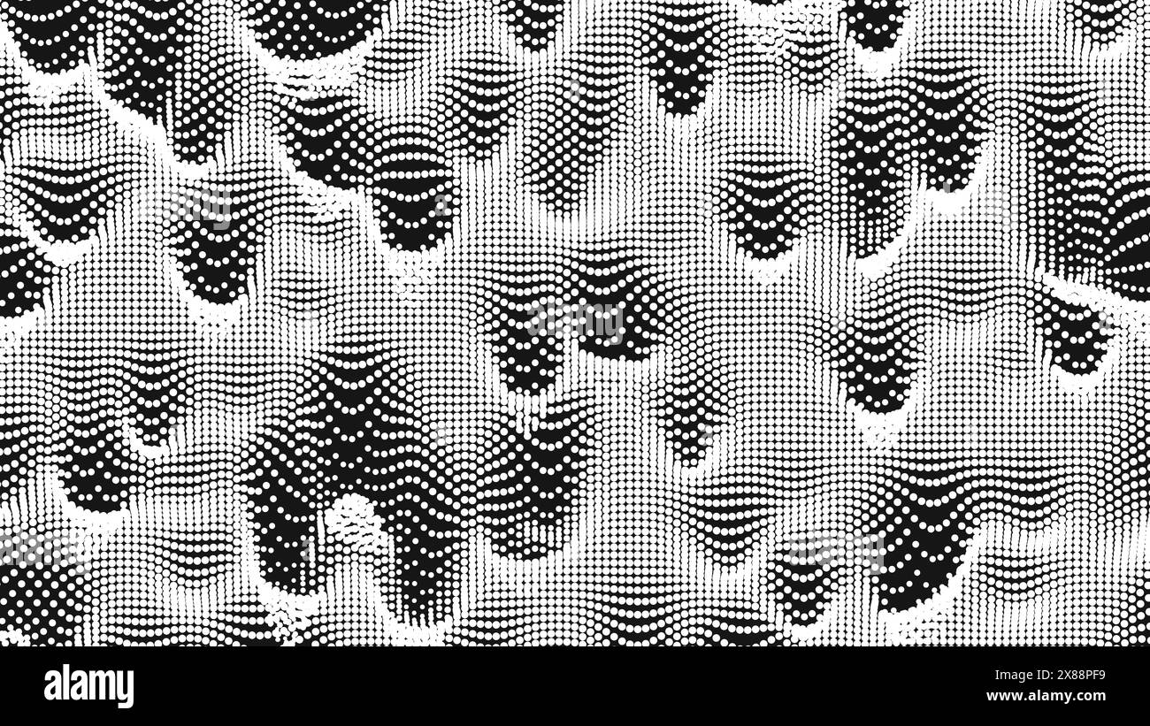Point wave noise texture. Abstract dot background. Technological ...