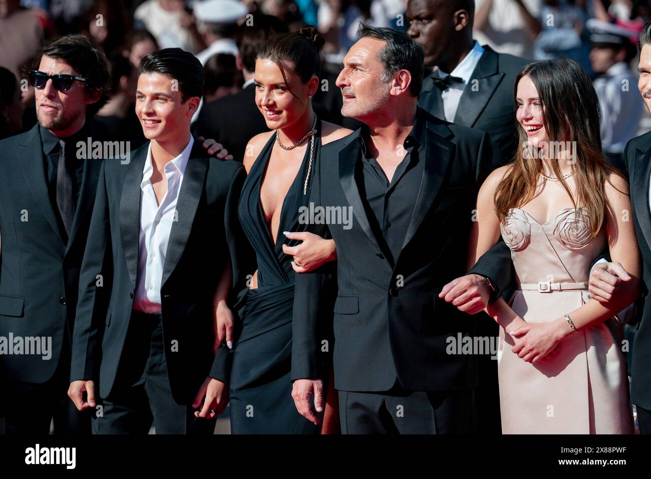 Cannes, France. 23th May, 2024. Producer Hugo Selignac, Malik Frikah ...