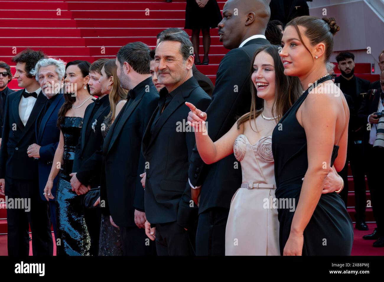 Cannes, France. 23th May, 2024. Vincent Lacoste, Alain Chabat, Élodie ...