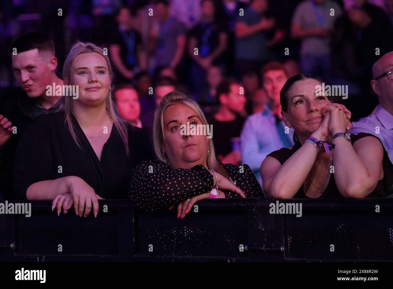 London, UK. 23rd May, 2024. Eloise Milburn, girlfriend of Luke Littler ...