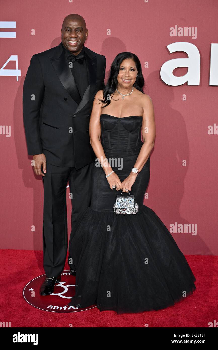 Cannes, France. 23rd May, 2024. Magic Johnson, Cookie Johnson attending ...