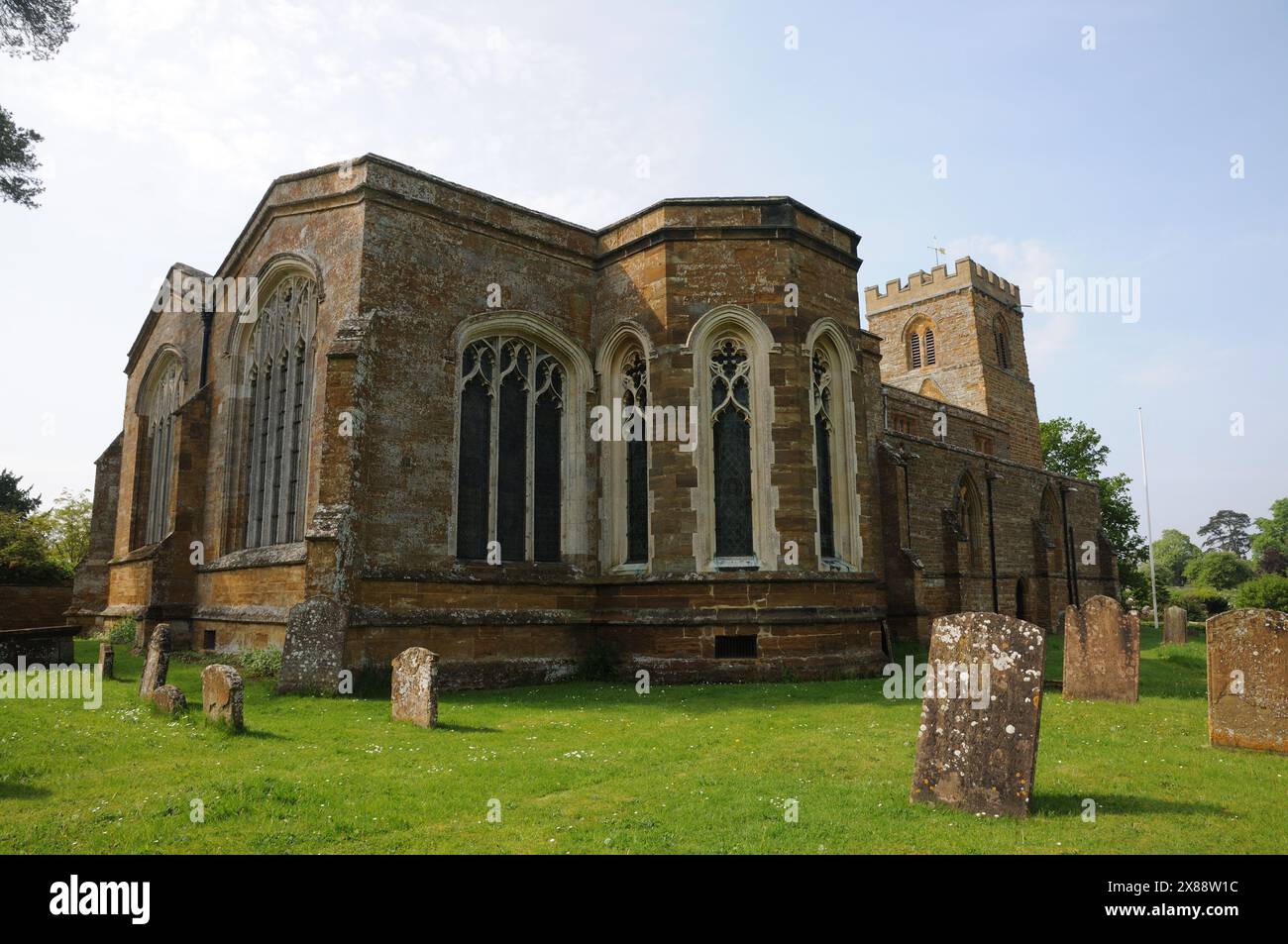 St Mary the Virgin, Great Brington, Northamptonshire Stock Photo - Alamy