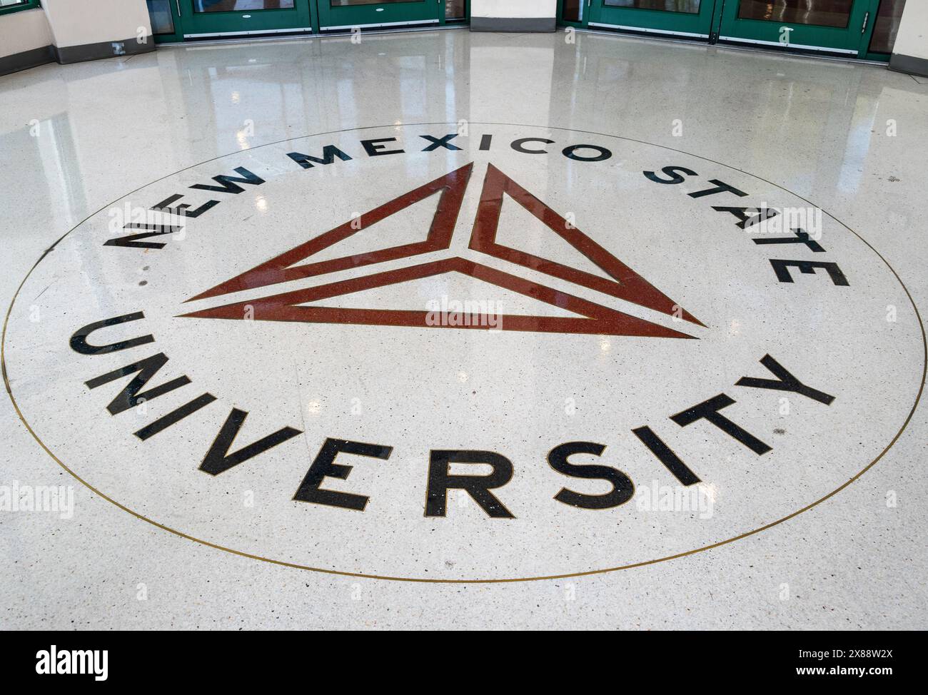 Polished floor with logo hi-res stock photography and images - Alamy