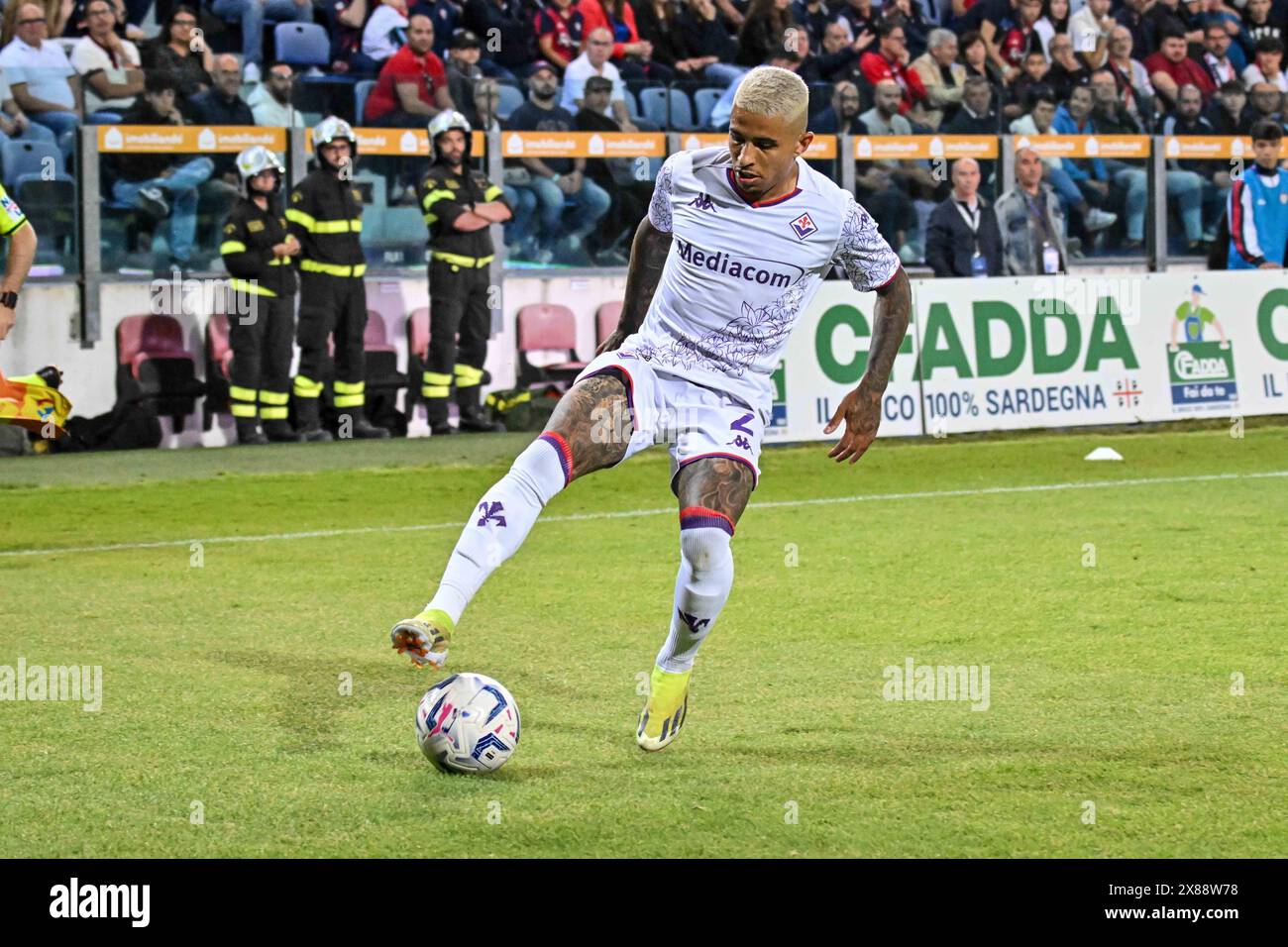Cagliari, Italy. 23rd May, 2024. Dodo of ACF Fiorentina during Cagliari ...